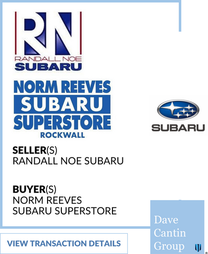 Randall Noe Subaru – Texas | Dave Cantin Group